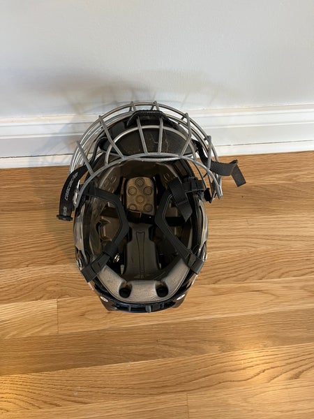 Cascade M11 Hockey Helmet - Navy Blue w Green Inserts - Adult Small ...