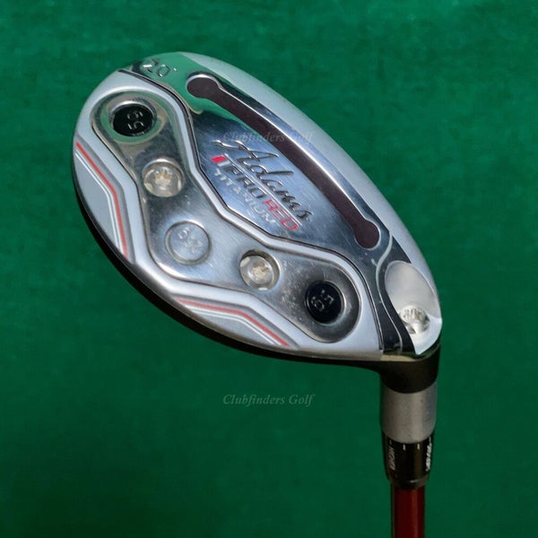 Adams Golf Pro Red Titanium PROTO 20° Hybrid Ozik Altus hQ3 Red Tie ...