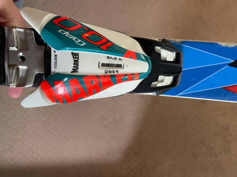 Nordica Nordica Dobermann SL, 136cm skis with Marker bindings | SidelineSwap | Buy and Sell on ...