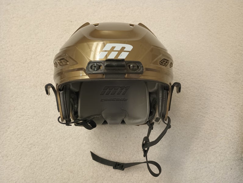 Used Gold Adult Medium Cascade M11 Ice Hockey Helmet | SidelineSwap ...