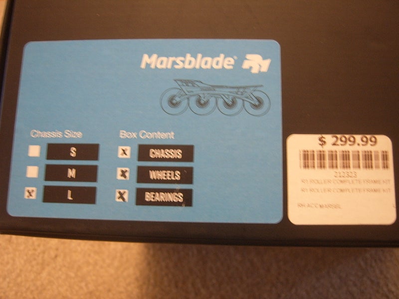 Brand New in Box Marsblade R1 Roller/Inline Hockey Skates Chassis Full ...