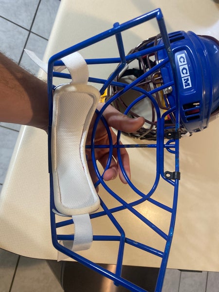 Used *CUSTOM* CCM Helmet/ Cooper HM 30 Goalie Mask | SidelineSwap | Buy ...
