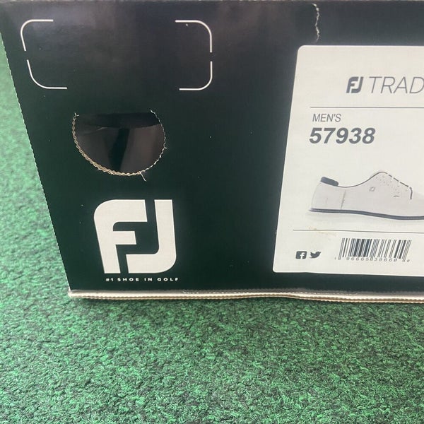 New In Box 2024 Footjoy Traditions Golf Shoes White/white 57938 ...