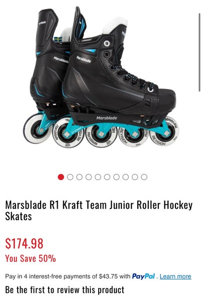 Brand New Marsblade R1 size 4 D Roller Hockey Skates | SidelineSwap ...