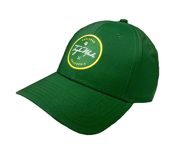 NEW TaylorMade Circle Patch Radar Green/Yellow Adjustable Golf Hat/Cap ...