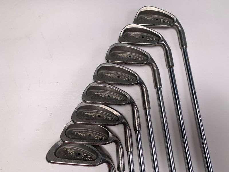 Ping Eye 2 Black Dot Iron Set 2-SW With New Grips | SidelineSwap