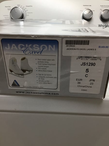 Jackson Excel Ladies Size 5C Figure Skate | SidelineSwap | Buy and Sell on SidelineSwap