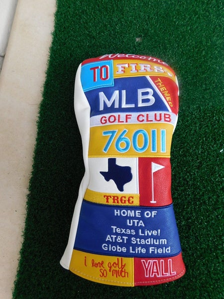 NEW CMC Designs CUSTOM STUDIO Texas Rangers Golf Club Driver Headcover ...