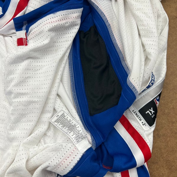 Philadelphia 76ers 2015-2017 White Home Blank Authentic On-Court Player ...