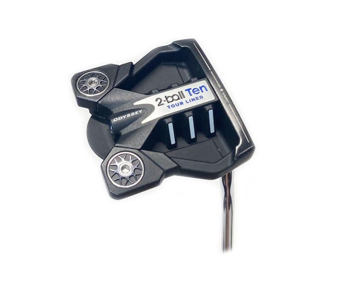 Odyssey Stroke Lab 2-Ball Ten Tour Lined Stroke Lab 34" Mallet Putter ...