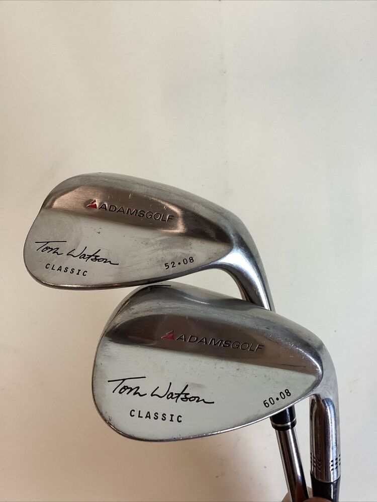 Adams Golf Tom Watson Classic Wedge Set GW-52* And LW-60* Steel Shafts ...