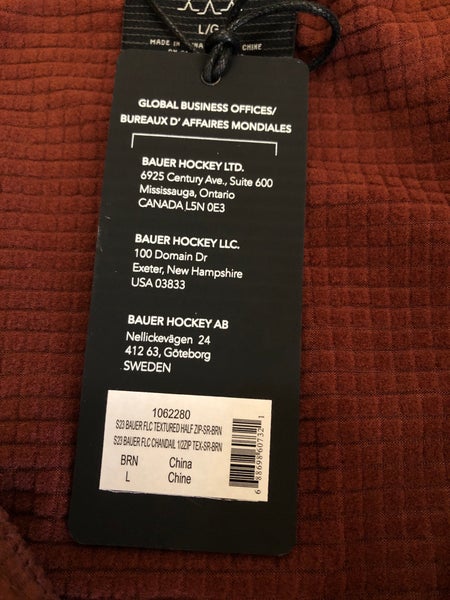 New Men's Large Maroon Bauer 1/4 Zip | SidelineSwap | Buy and Sell on ...