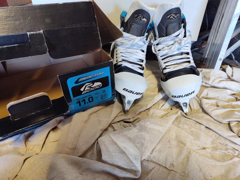 Senior New Bauer Reactor 6000 Hockey Goalie Skates Regular Width 11 ...