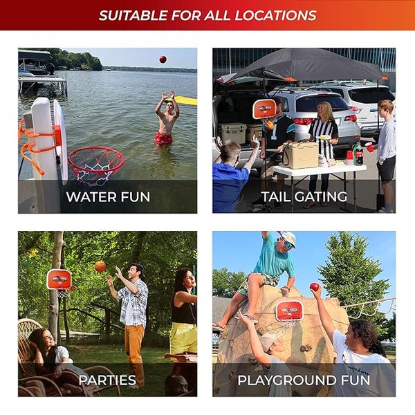 Indoor & Outdoor Mini Basketball Hoop-Hooks Set for Kids | 317594 ...