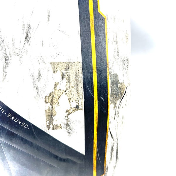 Bauer Supreme Mach - Used OHL Pro Stock Goalie Pads (White/Black/Yellow ...