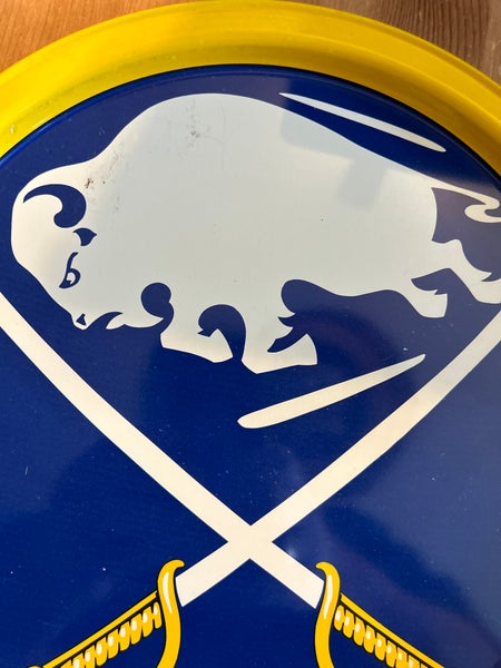 Vintage buffalo sabers tin plate | SidelineSwap | Buy and Sell on ...