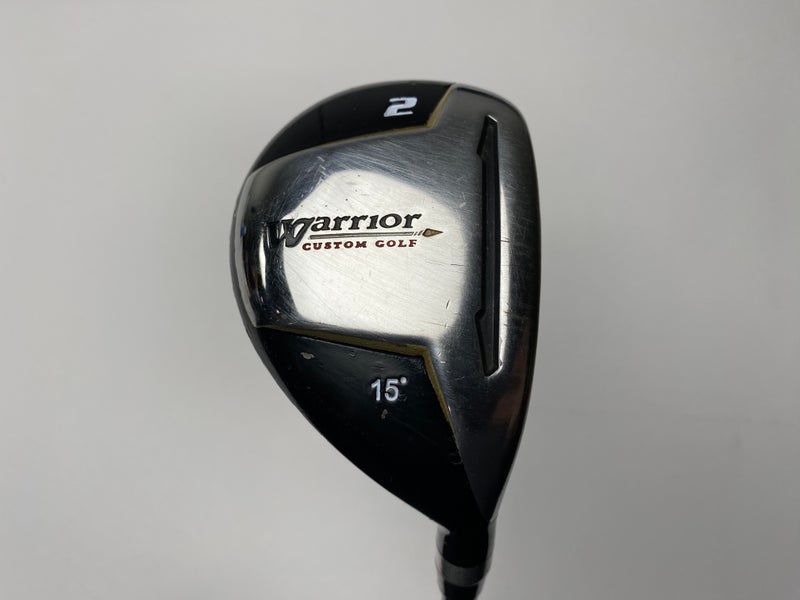 Warrior Custom Golf 2 Hybrid 15* Regular Graphite Mens RH Oversize Grip ...