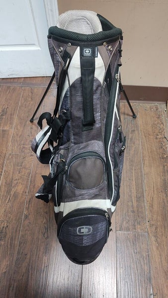 Ogio Shredder Dual Strap Golf Stand Bag Black/White | SidelineSwap ...