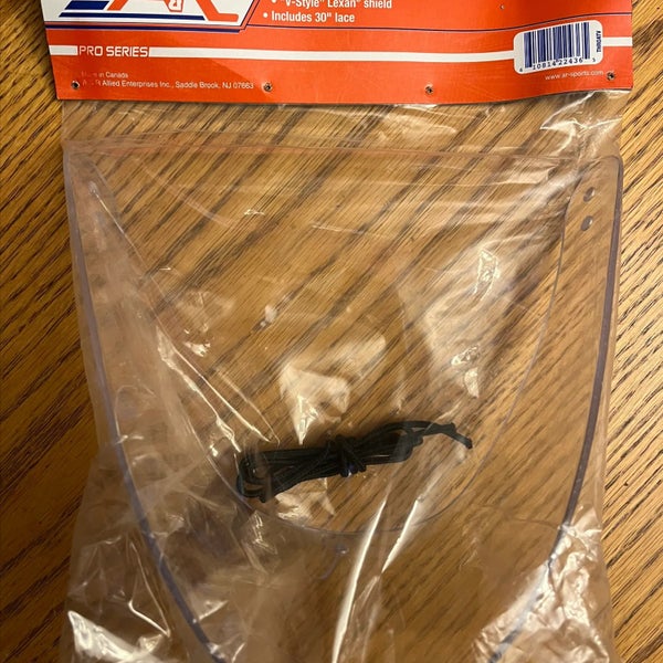 New Senior "V-Style" Lexan Shield Goalie Throat Shield Dangler ...