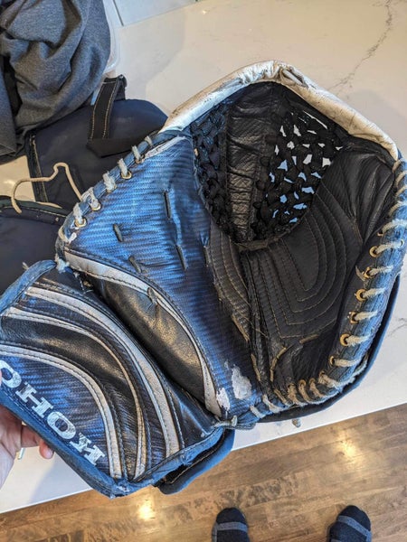Koho 580 goalie pads blocker glove | SidelineSwap | Buy and Sell on ...