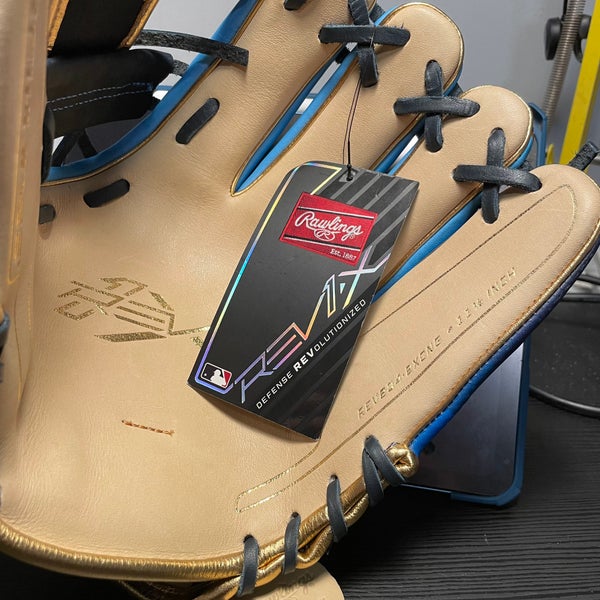 NWT 2024 Rawlings 11.5" REV1X Baseball Glove Gold/Navy | SidelineSwap ...