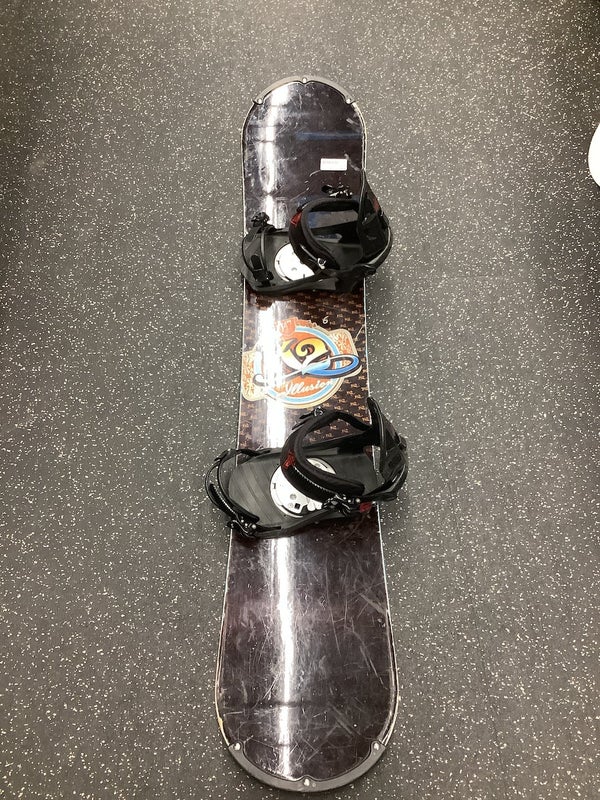 Used Burton Ltr W Lrg Flow Binding 157 Cm Mens Snowboard Combo | SidelineSwap