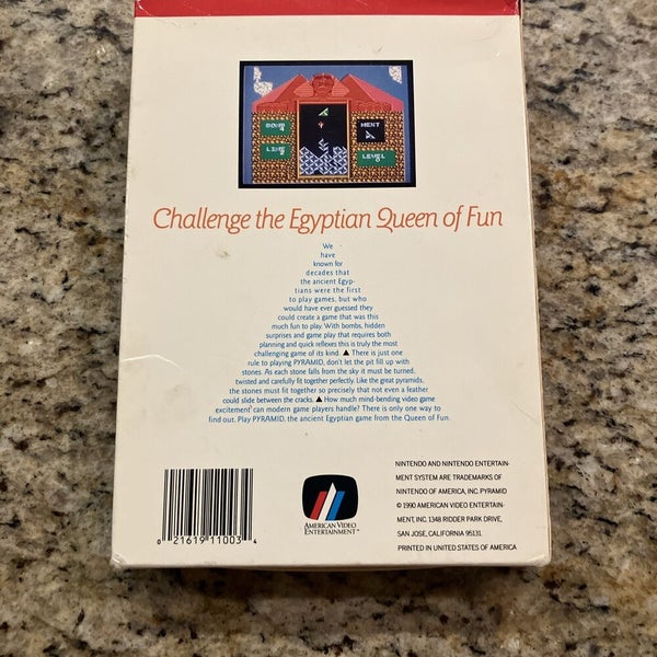 PYRAMID (NES Nintendo) - in original box, no manual - tested ...