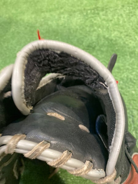 Black Rawlings R9 Right Hand Throw Infield Baseball Glove 11.75 ...