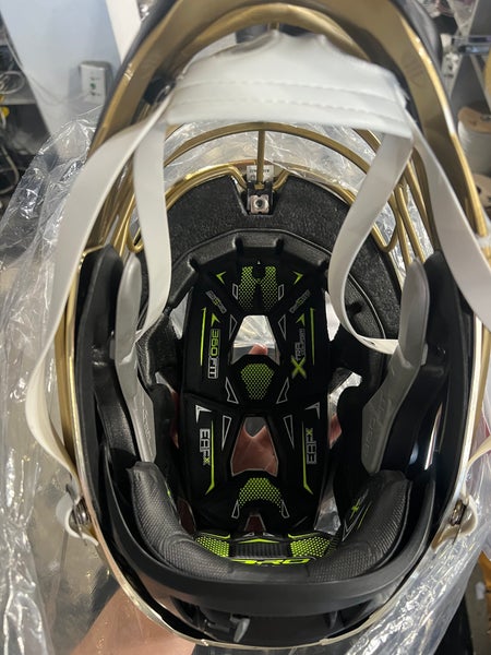 NEW CHROME GOLD CASCADE XRS PRO LACROSSE HELMET | SidelineSwap | Buy ...