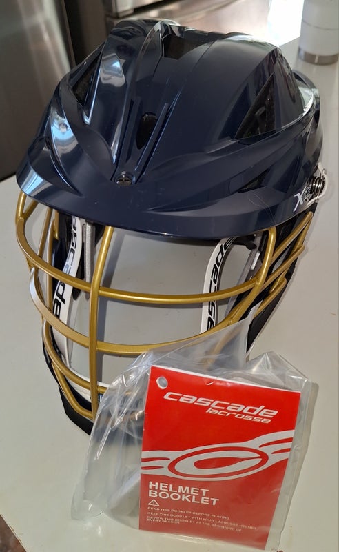 New Cascade XRS Gold/Navy OSFM Helmet | SidelineSwap