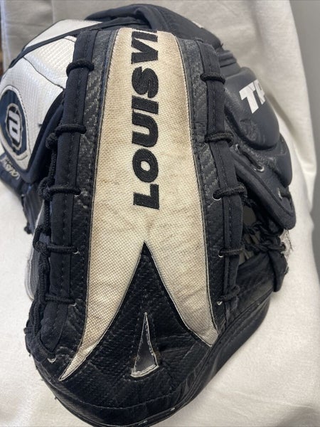 SENIOR SIZE LOUISVILLE TPS BIONIC ICE HOCKEY GOALIE GLOVE CATCHER ...
