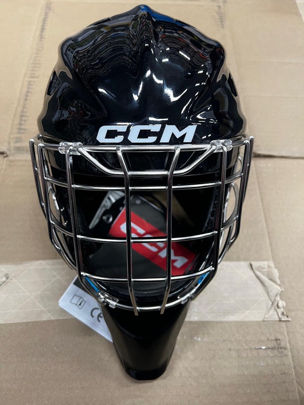 NEW Black CCM Goalie Game On Helmet COVID Face Mask | SidelineSwap