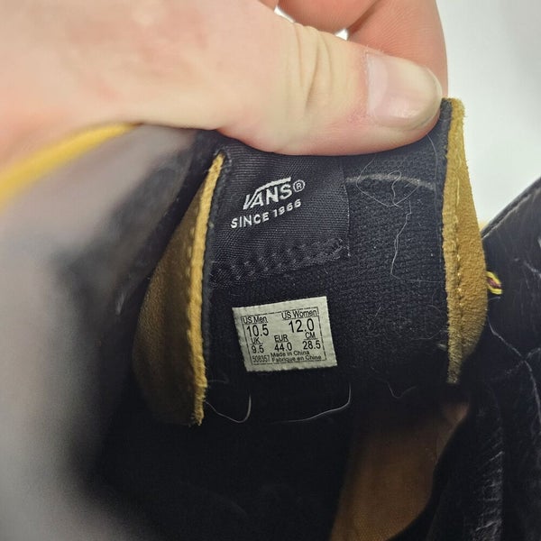 Vans 508357 SK8-Hi - Yellow/Wheat Black White Suede Mens Size 10.5 ...