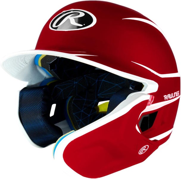 Rawlings | LEFT HAND BATTER -MACH Baseball Batting Helmet-Face Guard ...
