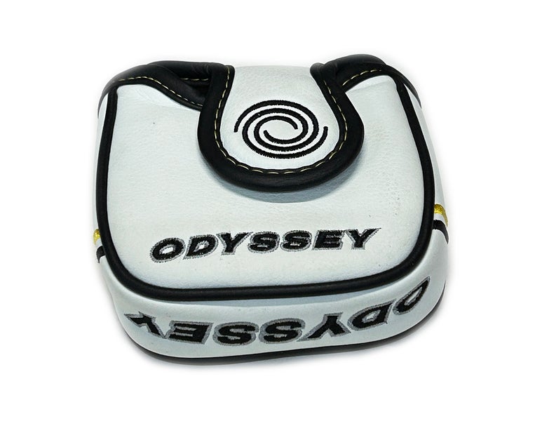 Odyssey Stroke Lab White/Black/Yellow Square Mallet Putter Headcover ...