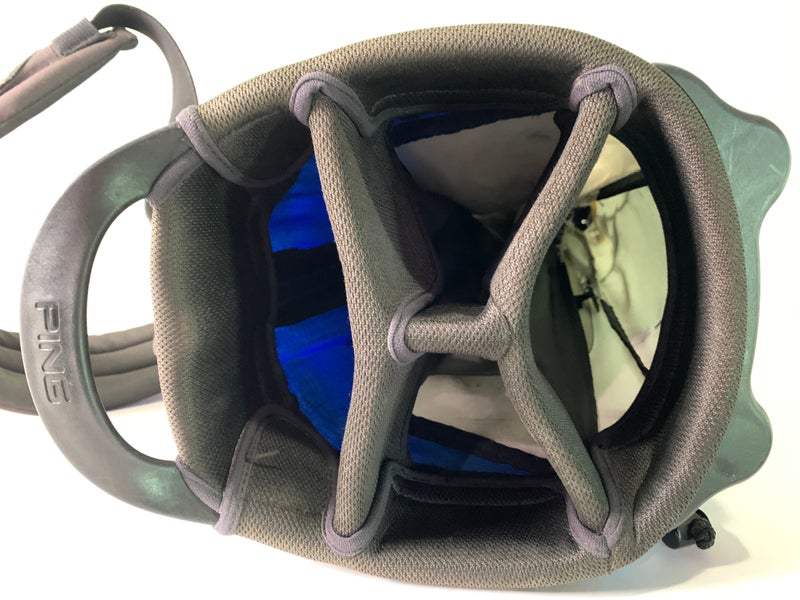 Ping E2 Stand Bag Blue White Black 4-Way Divide Dual Strap Golf Bag ...