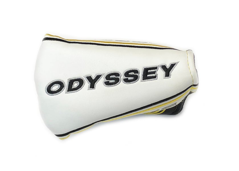 Odyssey Stroke Lab White/Black/Yellow Mid-Mallet Putter Headcover ...
