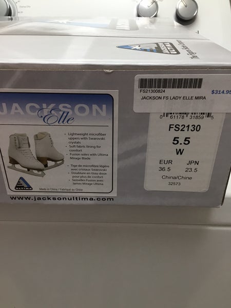Jackson Elle Ladies Size 5 1/2 Wide Figure Skate | SidelineSwap | Buy ...