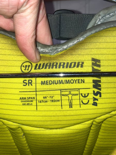 Used Medium Warrior Pro Stock Ritual G2 Goalie Chest Protector ...