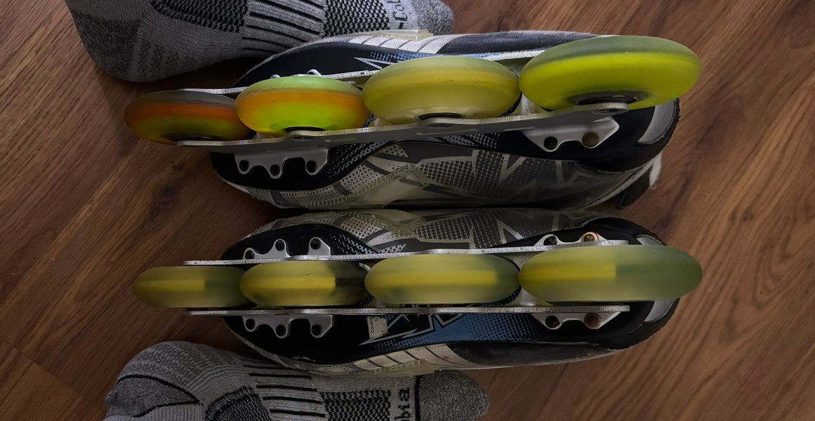 Used Mission Regular Width 9 Inhaler AC4 Hockey Skates | SidelineSwap ...