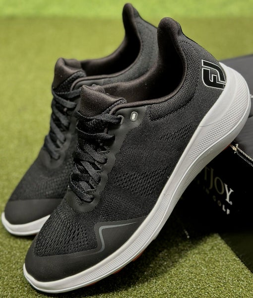 FootJoy FJ Flex Spikeless Golf Shoes 56141 Black 11.5 Wide (EE) New in ...