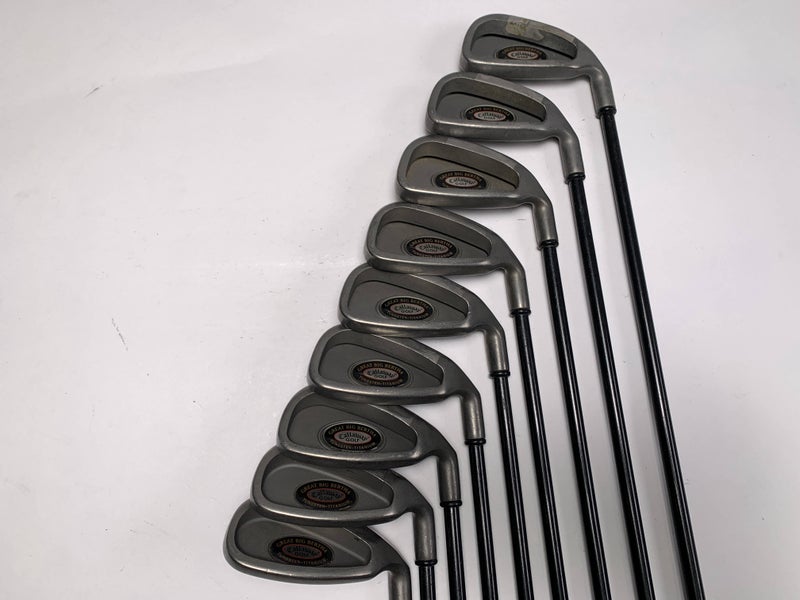 Callaway Great Big Bertha Tngsten Titanium Iron Set 7 Pw Rch Light