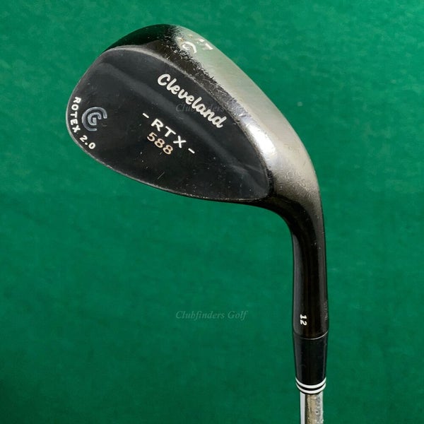 Cleveland 588 RTX Rotex 2.0 Black Satin 56-12 56° Sand Wedge DG Steel ...