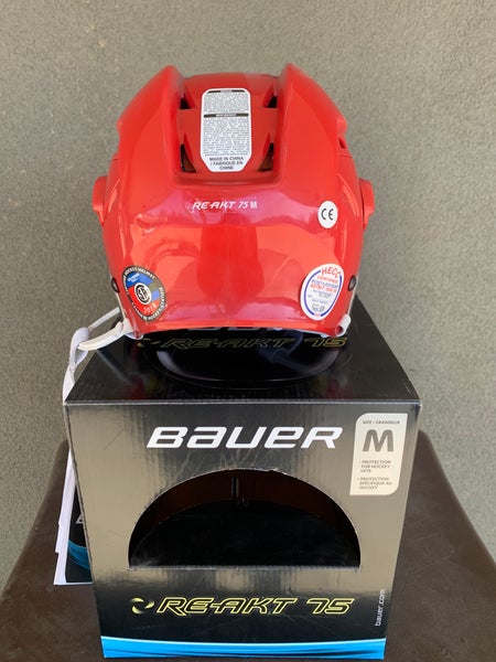 New Medium Bauer Re-Akt 75 Helmet | SidelineSwap | Buy and Sell on ...