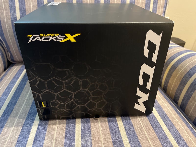 New CCM Super Tacks X Black Helmet Sr Large | SidelineSwap | Buy and ...