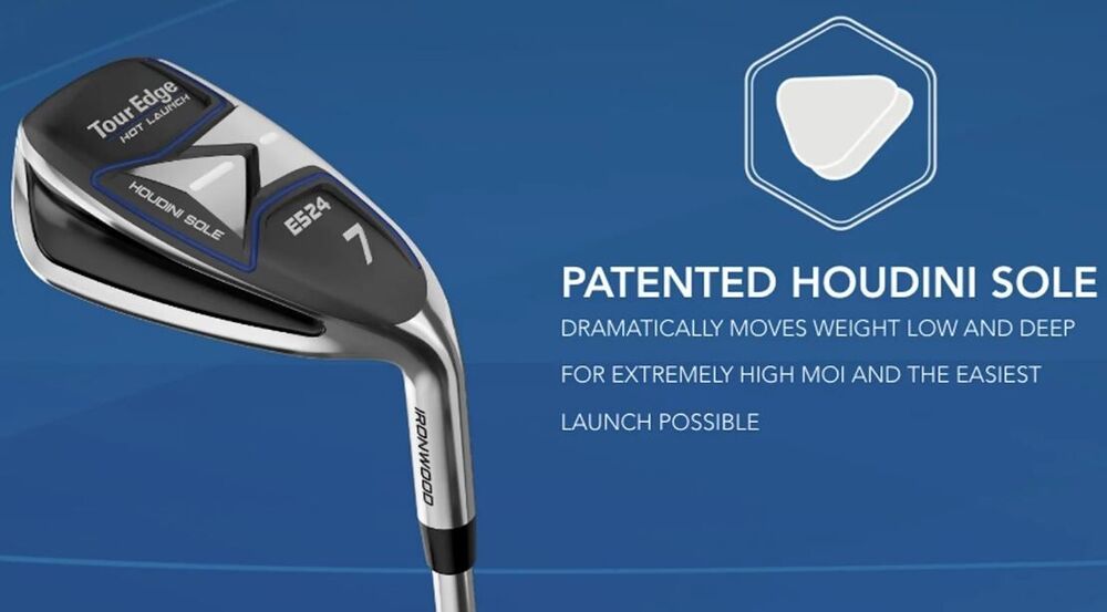 Tour Edge Hot Launch E524 Combo Set - #4h/5h/6-PW - Aldila Graphite ...