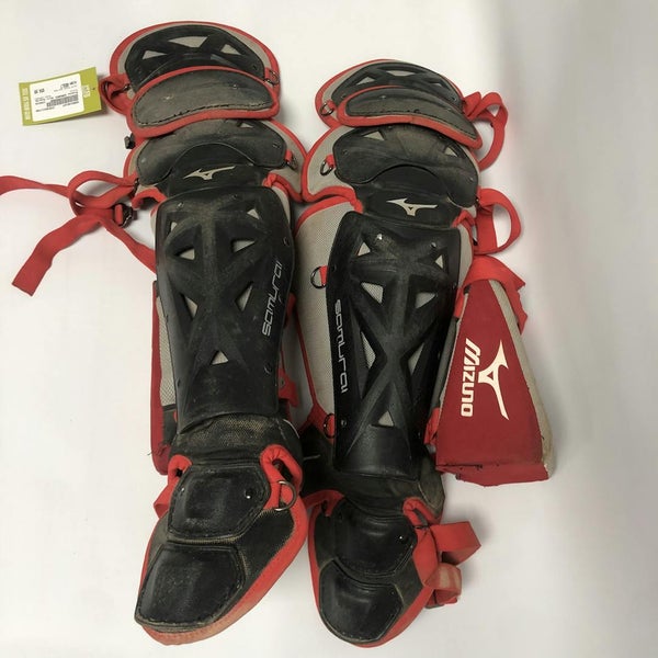 Used Mizuno Samurai Adult Catcher's Leg Guards | SidelineSwap | Buy and ...