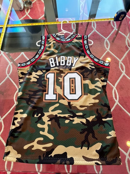 Mitchell and Ness Mike Bibby Vancouver Grizzlies Camo | SidelineSwap ...