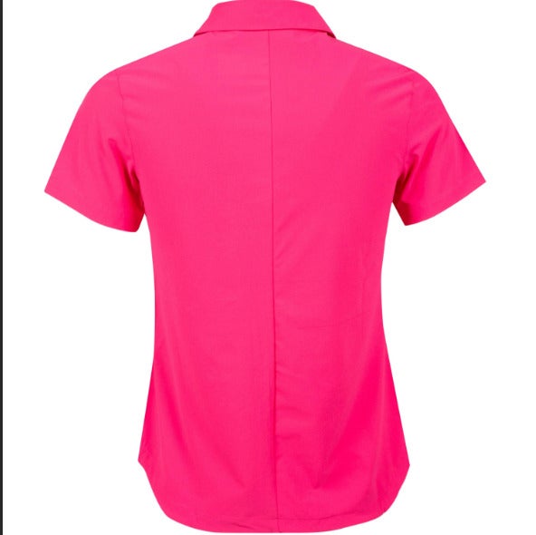 Nike Women's 2XL Flex UV Ace Short Sleeve Golf Polo Hyper Pink Shirt ...