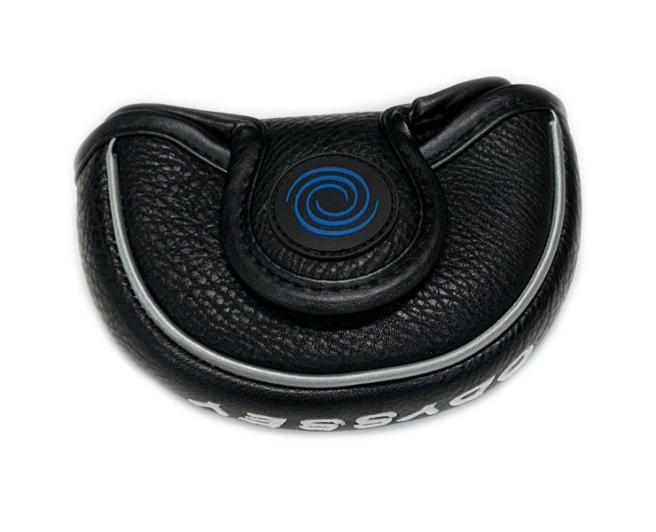 Odyssey White Hot RX "ROSSIE" Black/Silver/Blue Mallet Putter Headcover ...